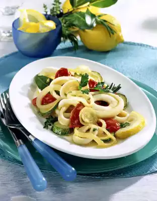 Squid Ragout With Hot Tomato Sauce Recipe